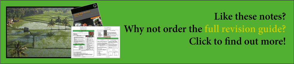 IGCSE Economics; Basic Economic Problem