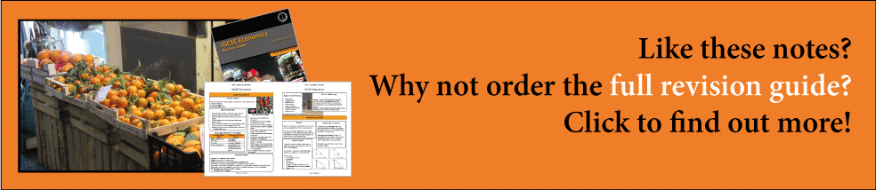 IGCSE Economics Allocation of Resources unit